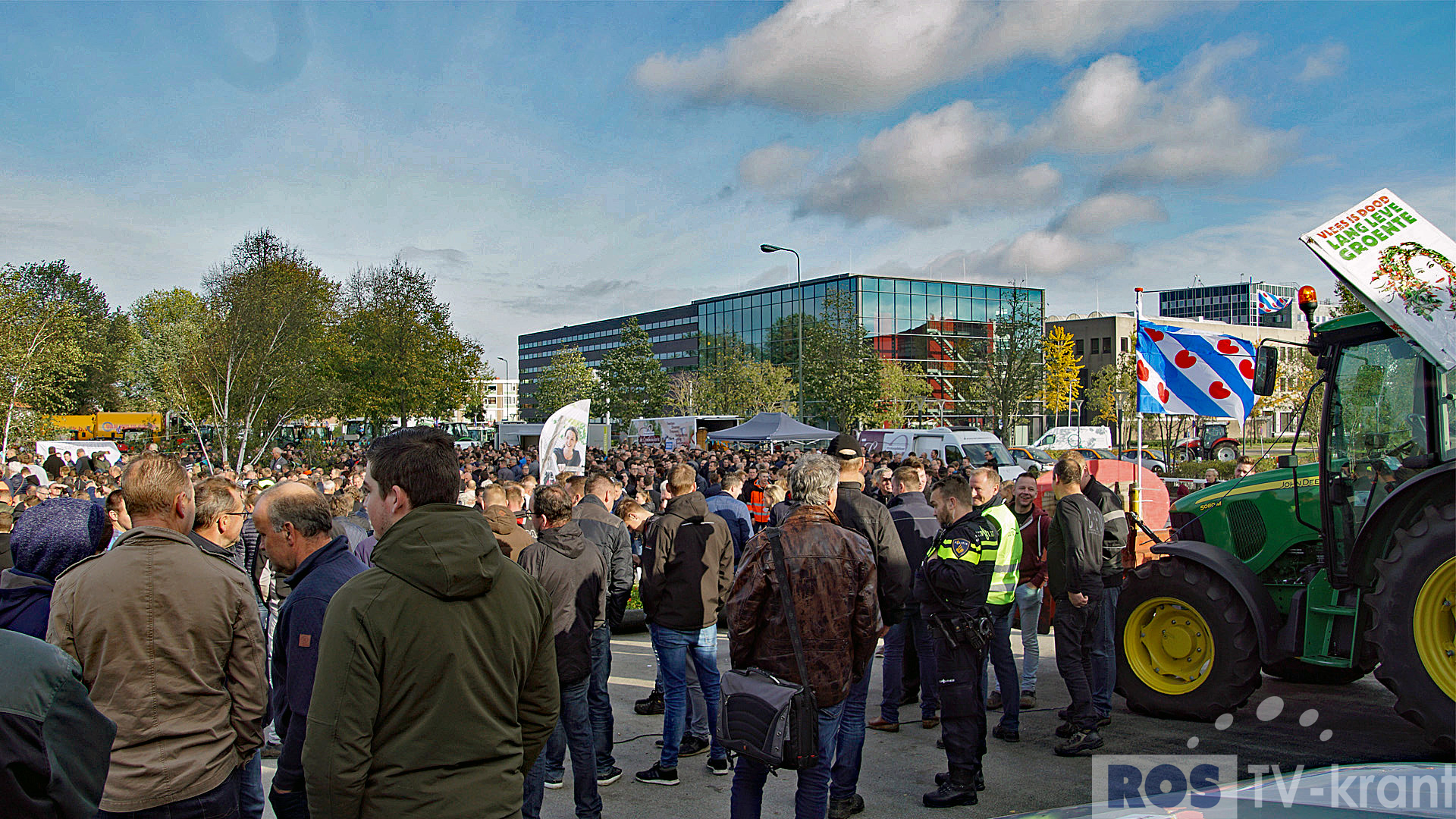 Boeren protest Provinciehuis (4) – TV-krant